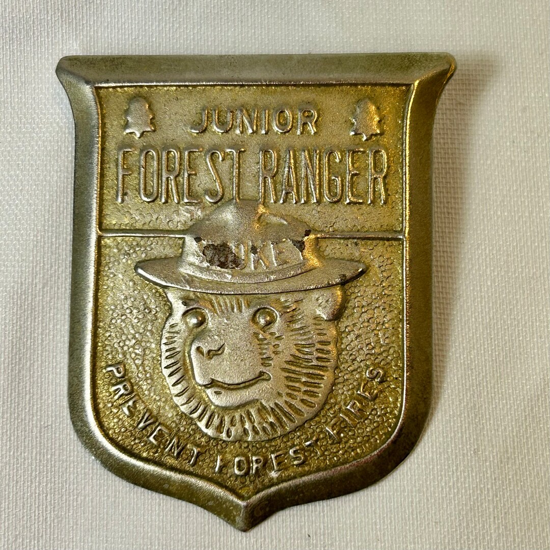 Vintage Smokey the Bear Collectible Junior Forest Ranger Badge - Etsy