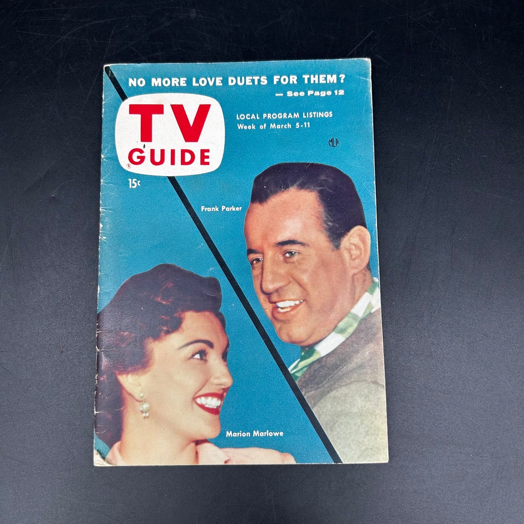 1954 TV Guide New England Edition - Etsy