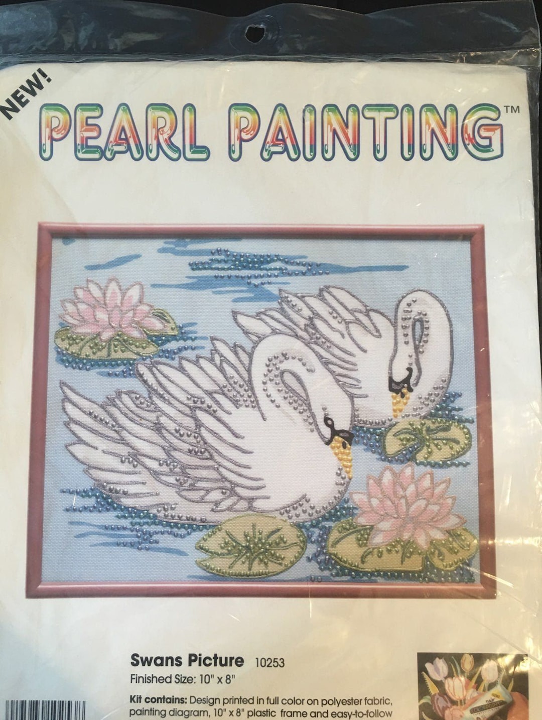 Pearl Painting Kit of Swans - Etsy