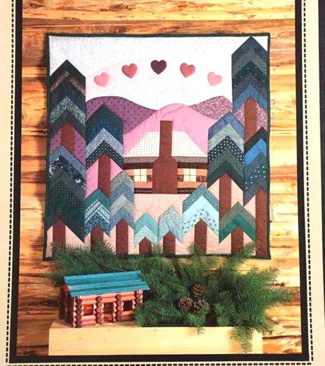 Cabin Quilt Wall Hanging Sewing Pattern - Etsy