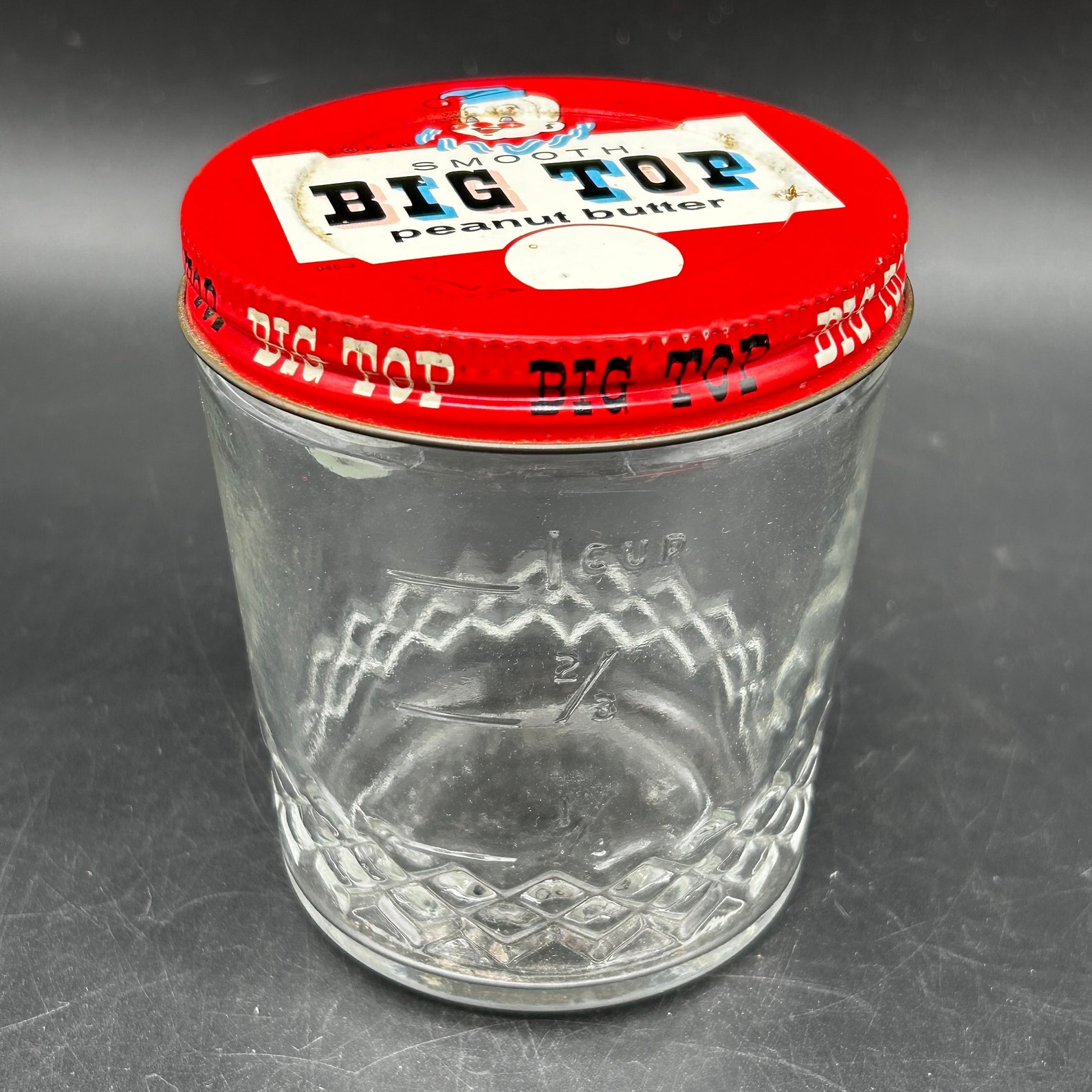 Vintage Big Top Peanut Butter Jar With Lid - Etsy
