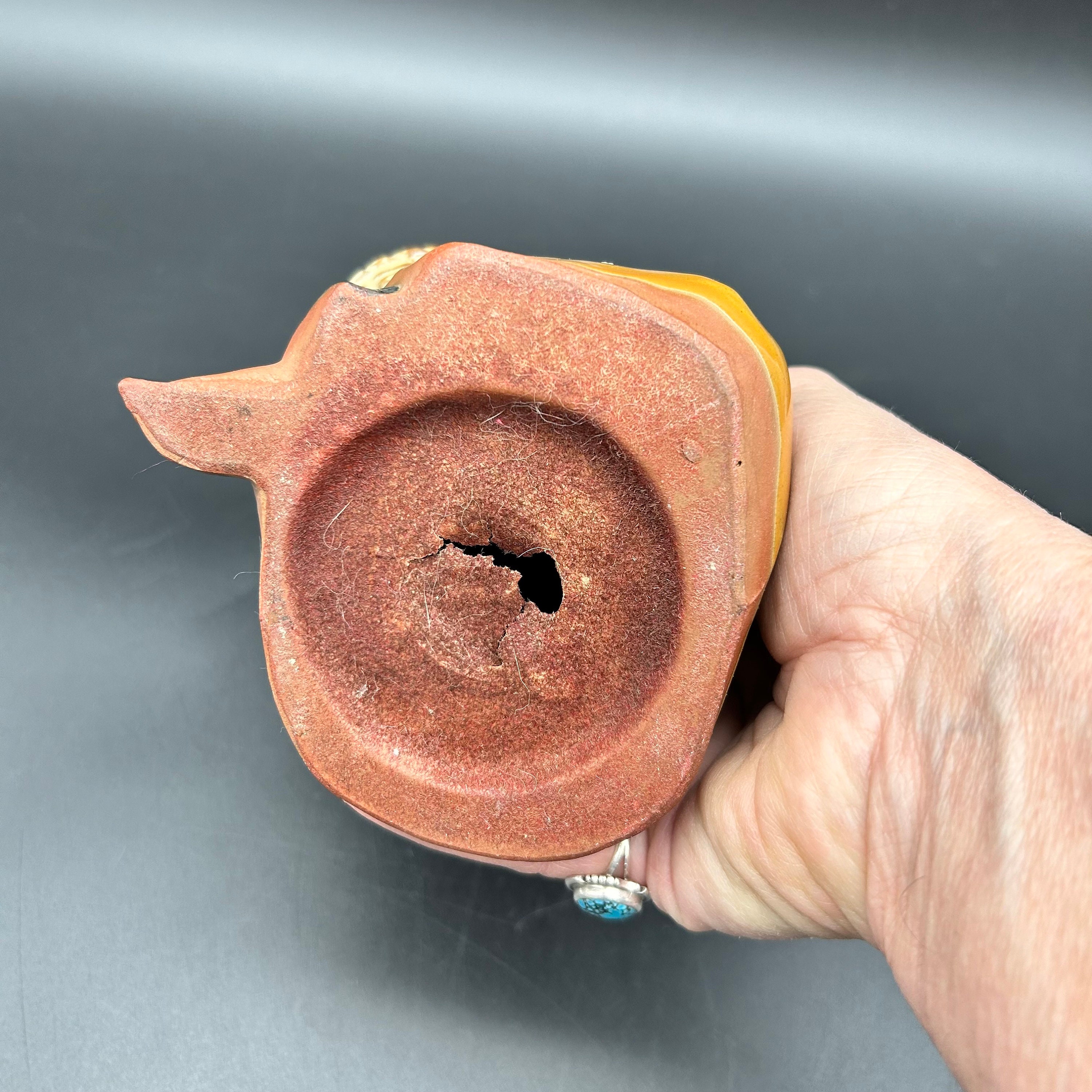 70s Redware Pottery Asian Japanese Girl Holding Basket - Etsy