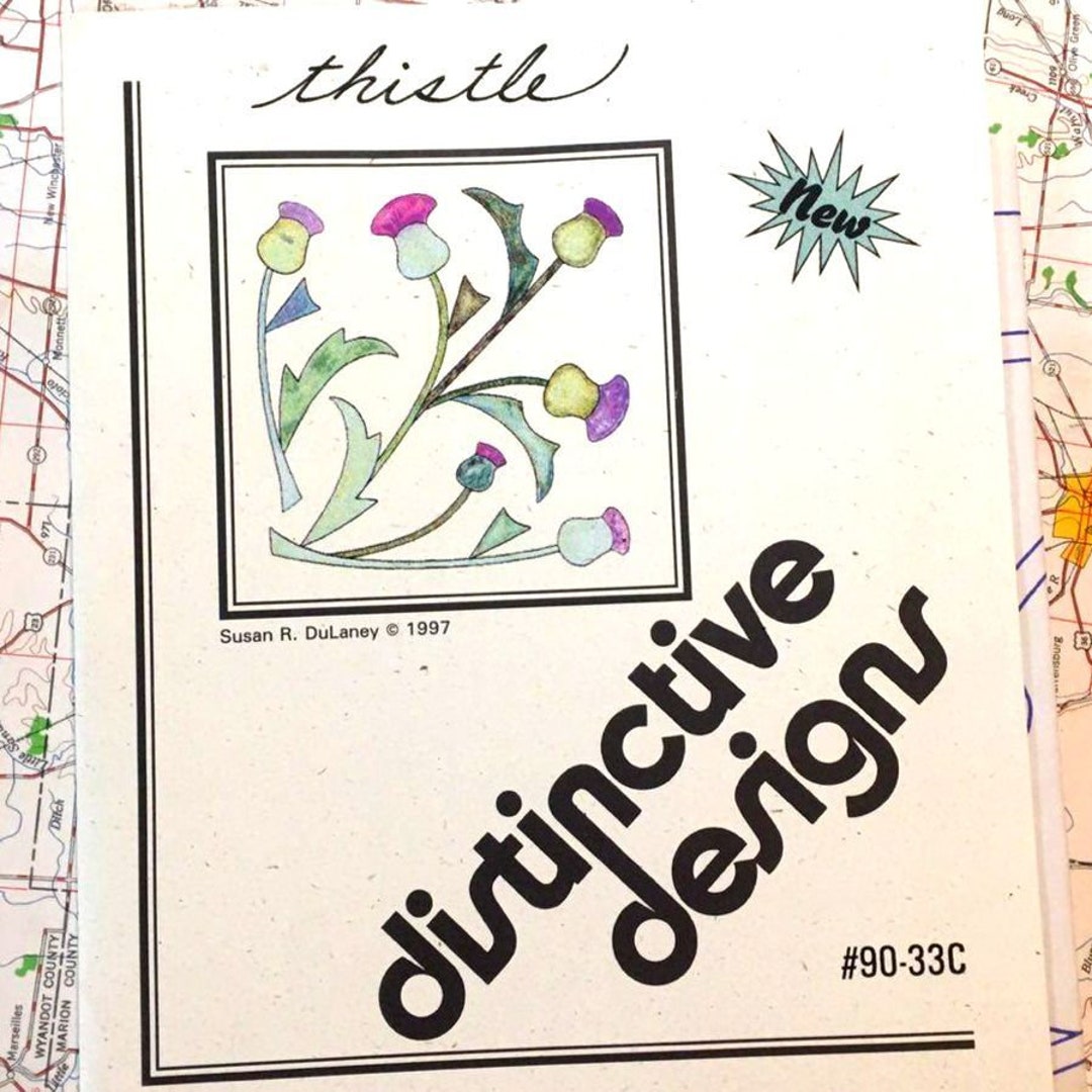 Thistle Quilt Block Pattern - Etsy