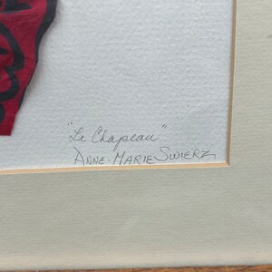 Original Mixed Media Collage Anne-marie Swierz Framed - Etsy