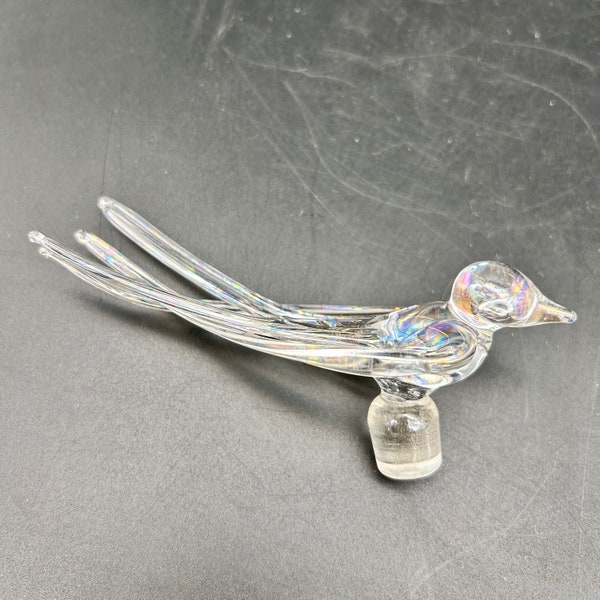 Perfume Bottle With Bird Stopper - Etsy