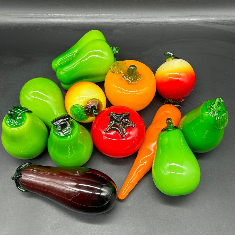 Fused Glass Fruit - Etsy