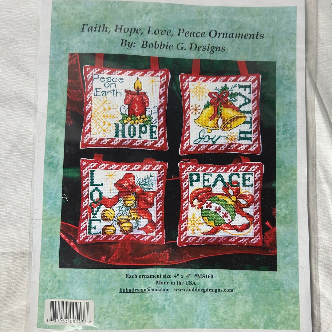 Bobbie G. Designs Christmas Cross Stitch Kit - Etsy