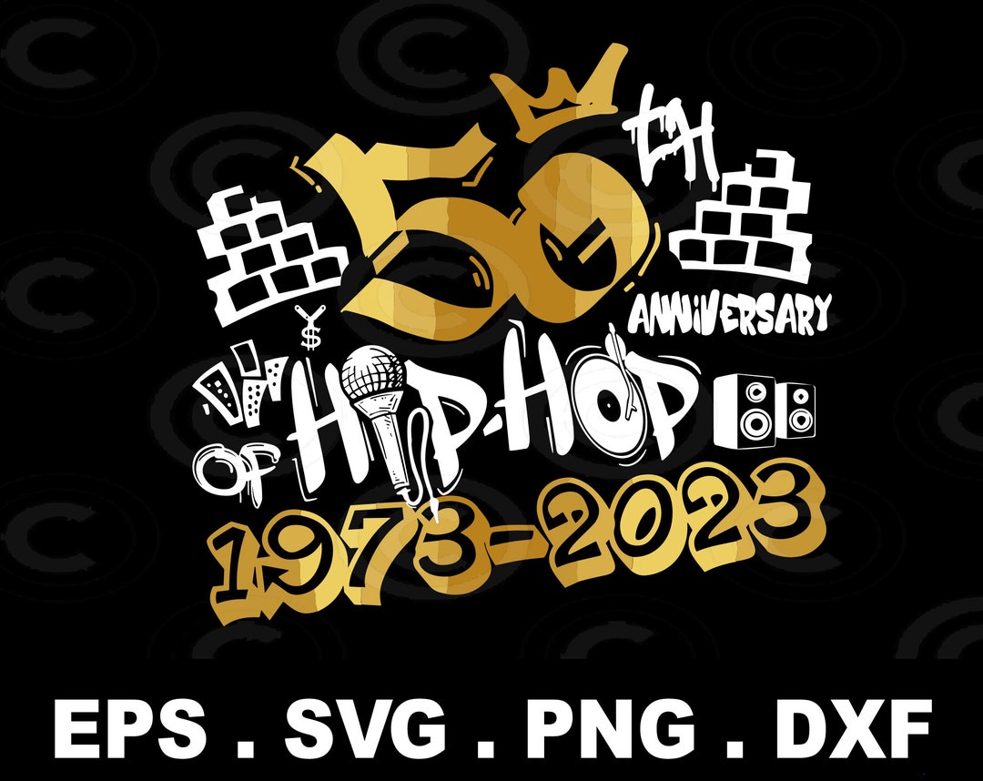 50 Years Hip Hop Preserve Svg Png, Hip Hop Graffiti Hip Hop Png,digital ...