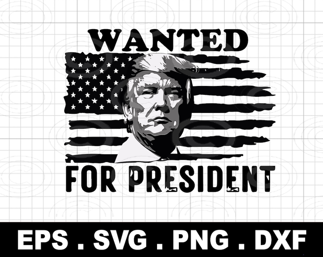 President Donald Trump Svg Png,president Donald Trump Mug Shot ...