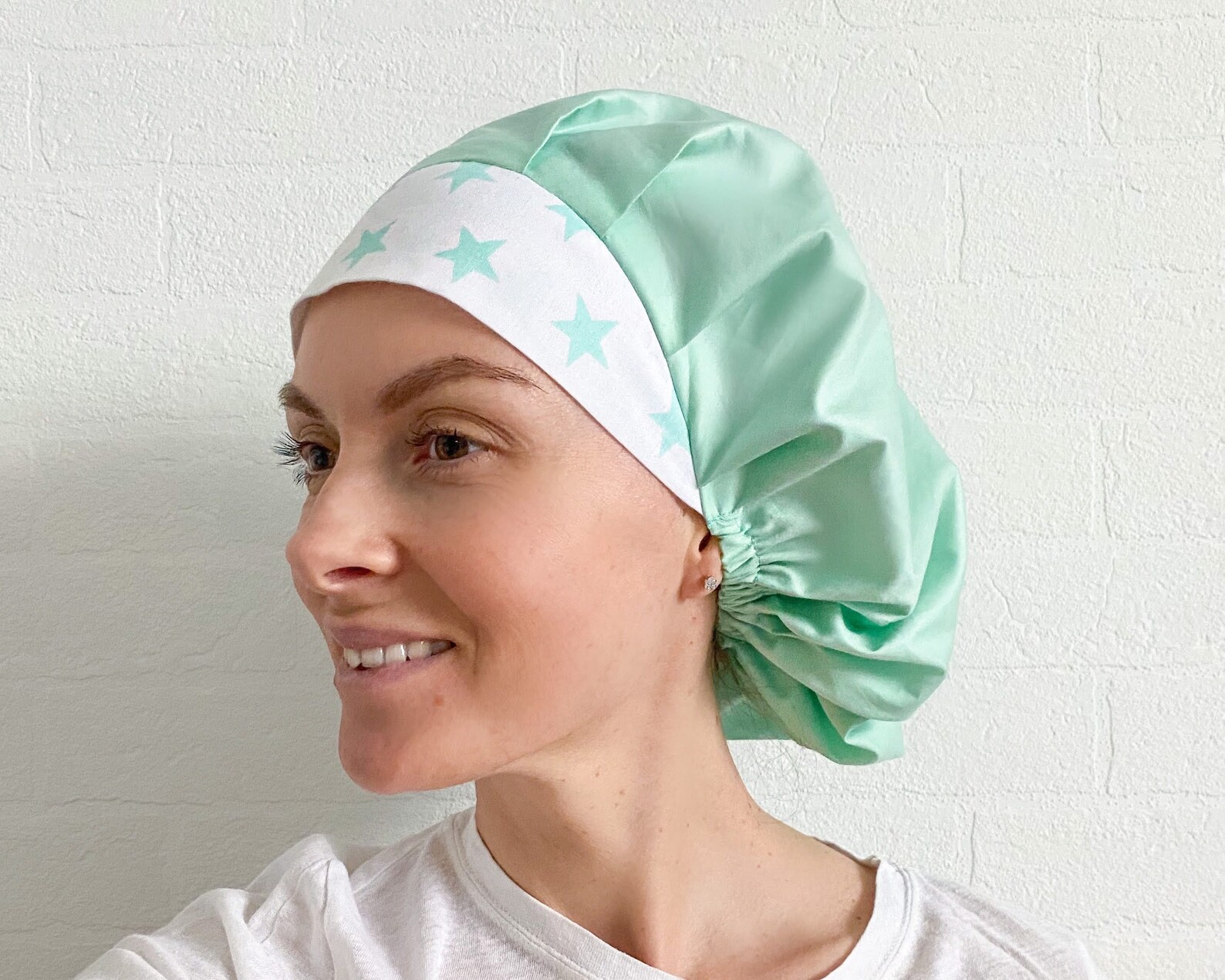 Scrub Hat Style#3 Bouffant Sewing Pattern and Written Instructions ...