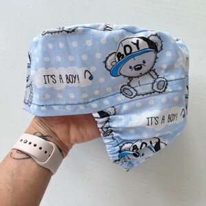 Scrub Cap Style#11 With Hair Pocket Sewing Pattern and Video ...