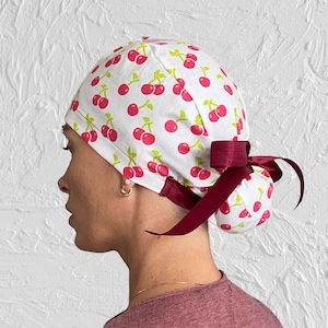 Euro Style Ponytail Scrub Cap Sewing Pattern and Video Instructions ...