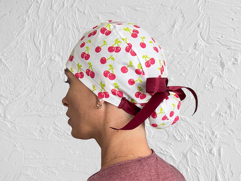 Euro Style Ponytail Scrub Cap Sewing Pattern and Video - Etsy