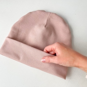 Beanie Sewing Pattern 5 Sizes and Video Instructions, Easy Sew Beanie ...