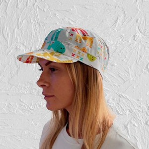 Military Cap Sewing Pattern in 4 Sizes and Video Instructions, Cadet ...
