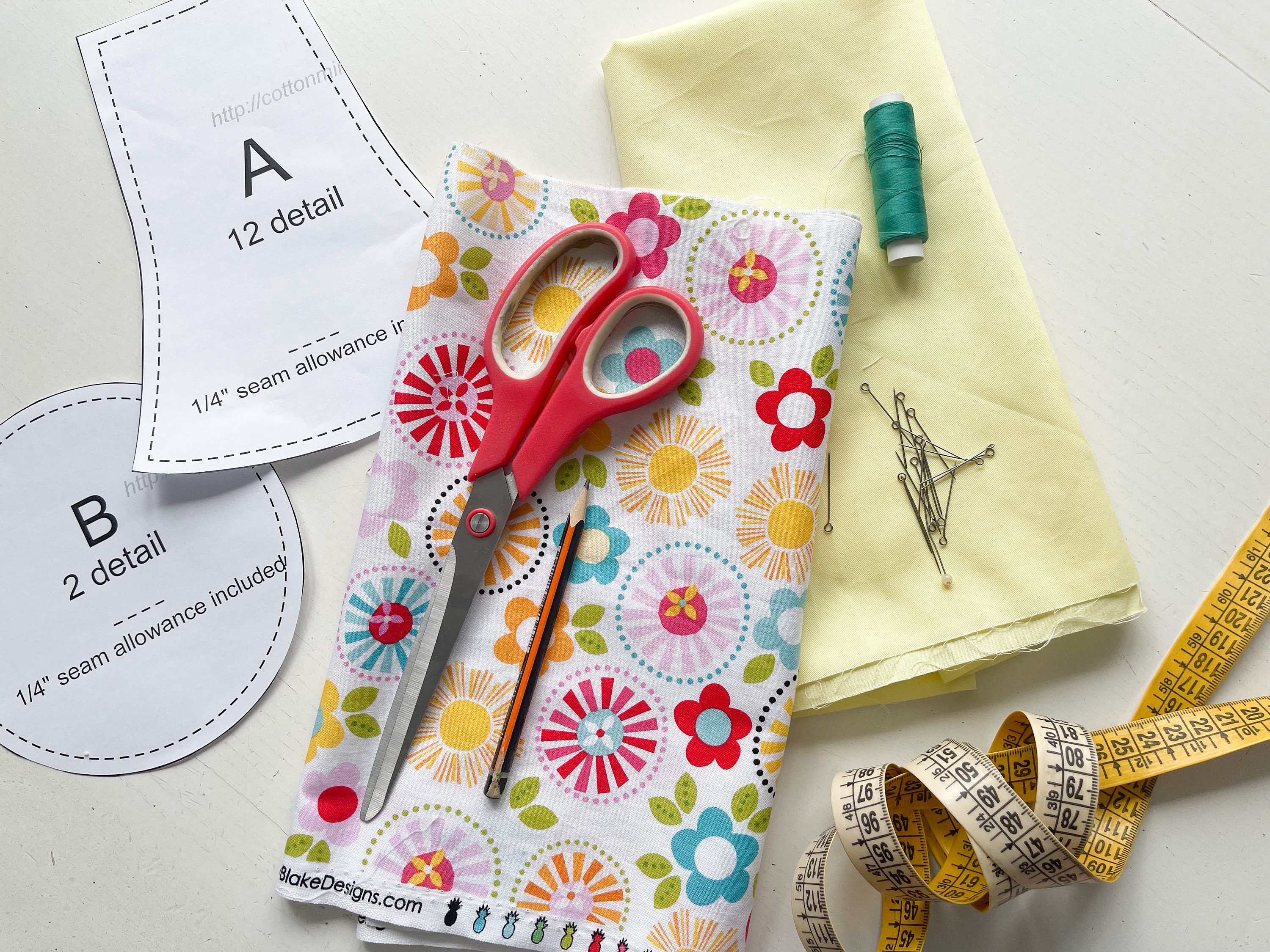 Reversible Bucket Hat Sewing Pattern and Instructions, Super Easy Sun ...