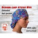 Scrub Cap Style#11 Extended Hair Pocket Sewing Pattern and Video ...