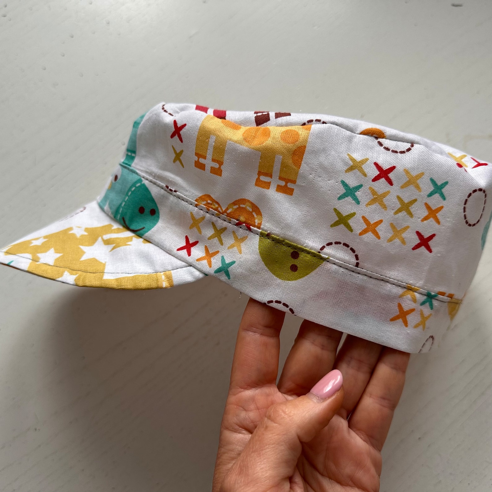 Military Cap Sewing Pattern in 4 Sizes and Video Instructions, Cadet ...