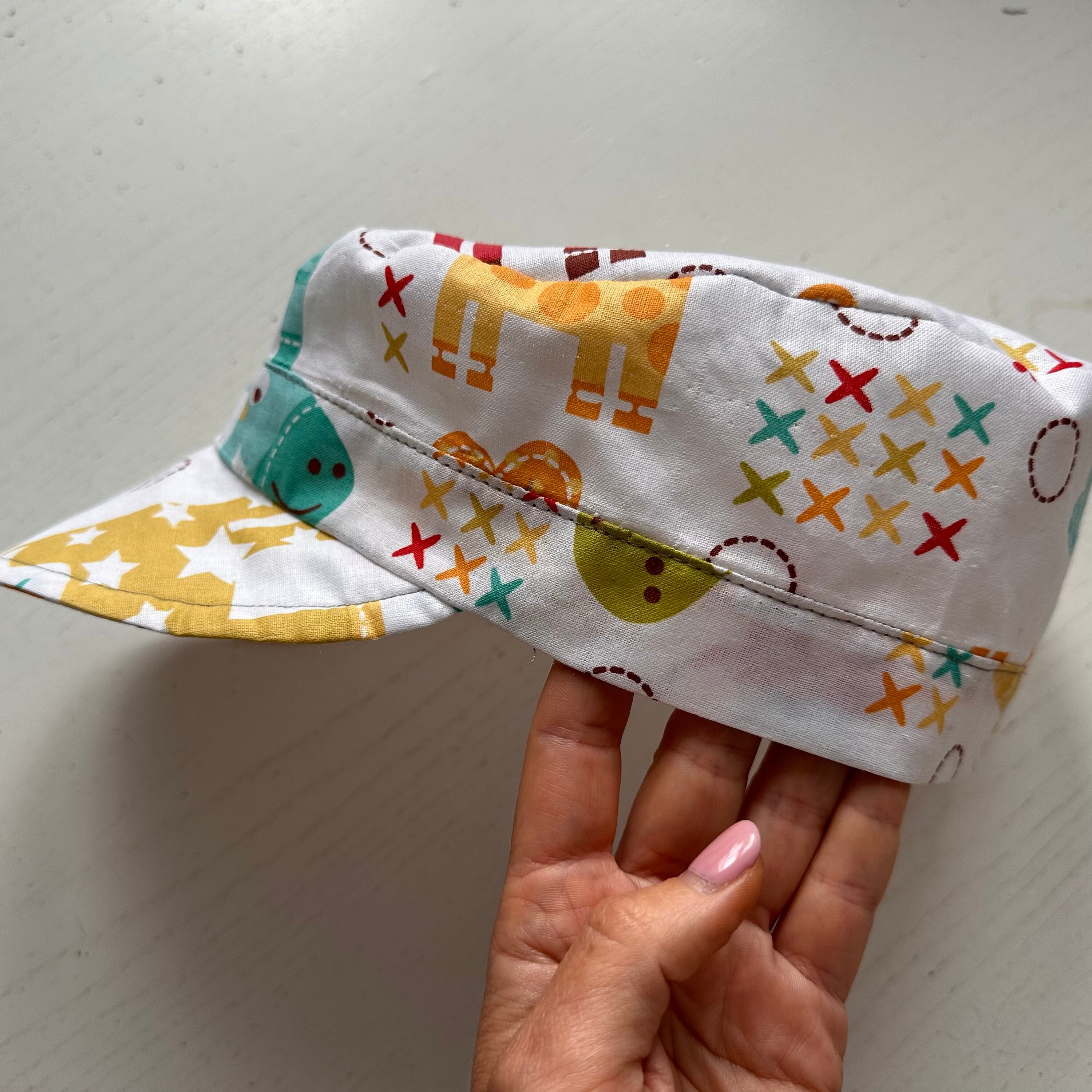 Military Cap Sewing Pattern in 4 Sizes and Video Instructions - Etsy ...