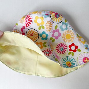 Reversible Bucket Hat Sewing Pattern and Instructions, Super Easy Sun ...