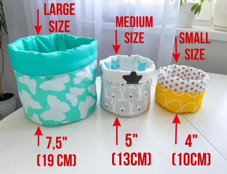 Storage Basket Sewing Pattern and Video Instructions Storage Pod Sewing ...