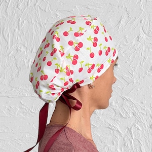 Euro Style Ponytail Scrub Cap Sewing Pattern and Video Instructions ...