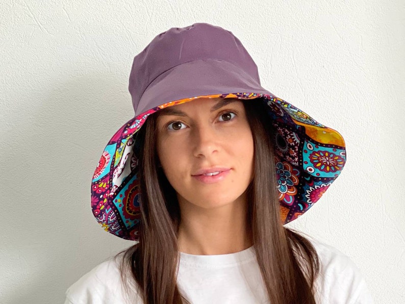 Reversible Wide Brim Sun Hat Sewing Pattern and Instructions ...