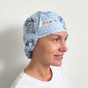 Scrub Cap Style#11 With Hair Pocket Sewing Pattern and Video ...