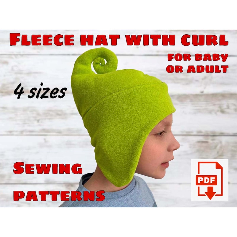 Gnome Hat Fleece - Etsy UK