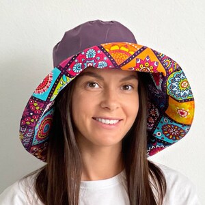 Reversible Wide Brim Sun Hat Sewing Pattern and Instructions ...