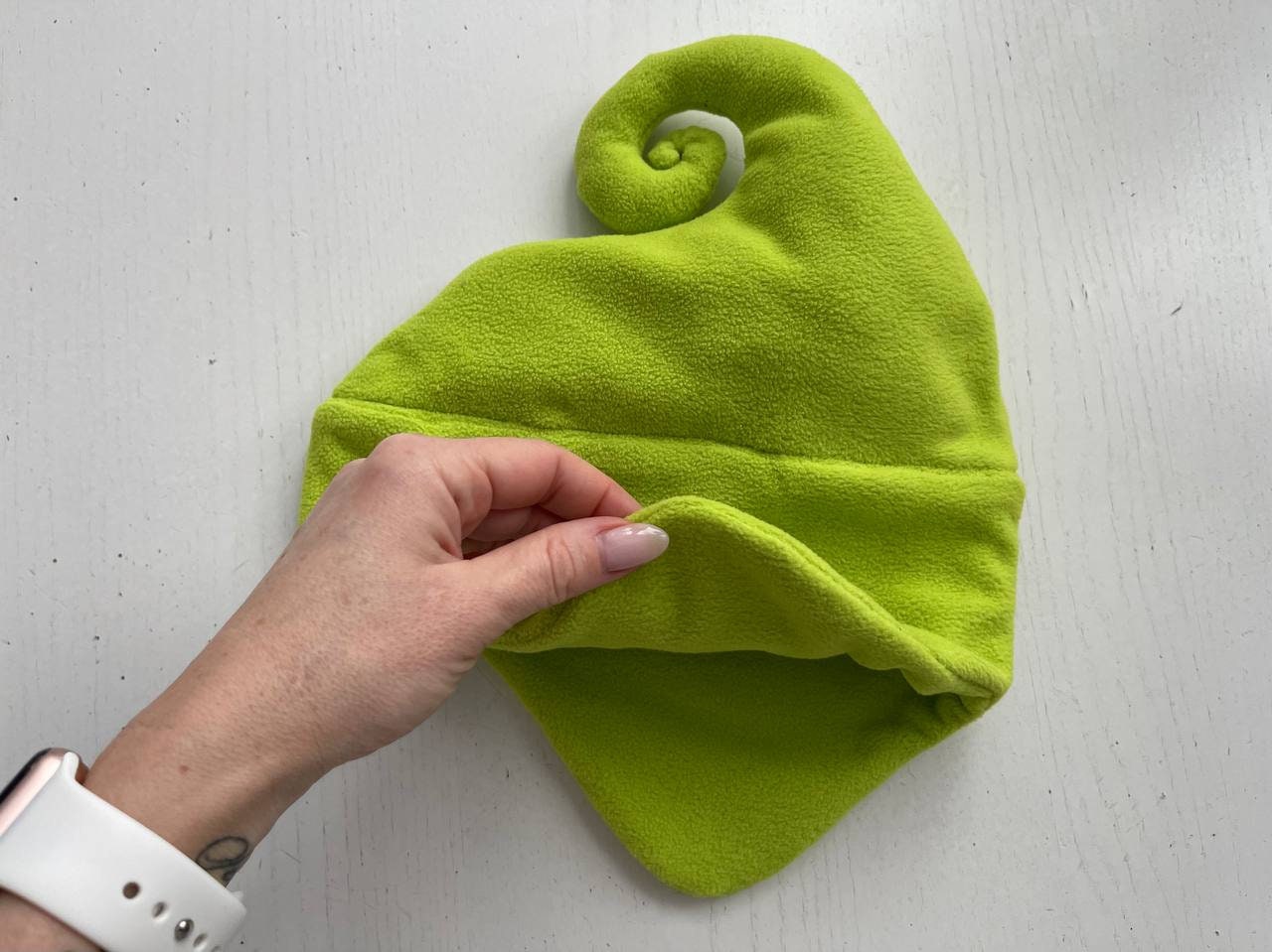 Fleece Hat With Curl Sewing Pattern in 4 Sizes for Baby or Adult, Gnome ...