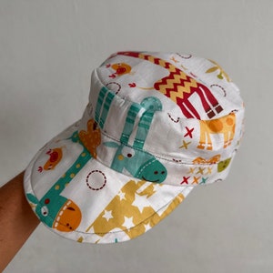 Cadet Cap Sewing Pattern in 4 Sizes and Video Instructions, Military ...