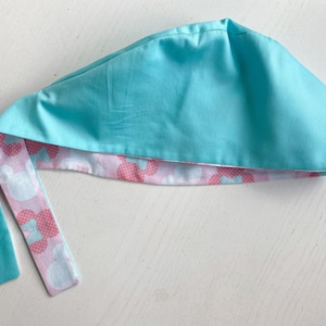 Reversible Scrub Cap Sewing Pattern Style#9 Doubleside, Printable Scrub ...