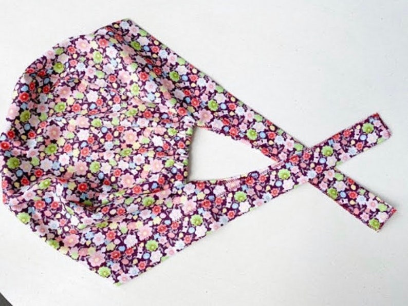 Scrub Cap Style#7 Sewing Pattern, Printable Scrub Hat Sewing Pattern ...