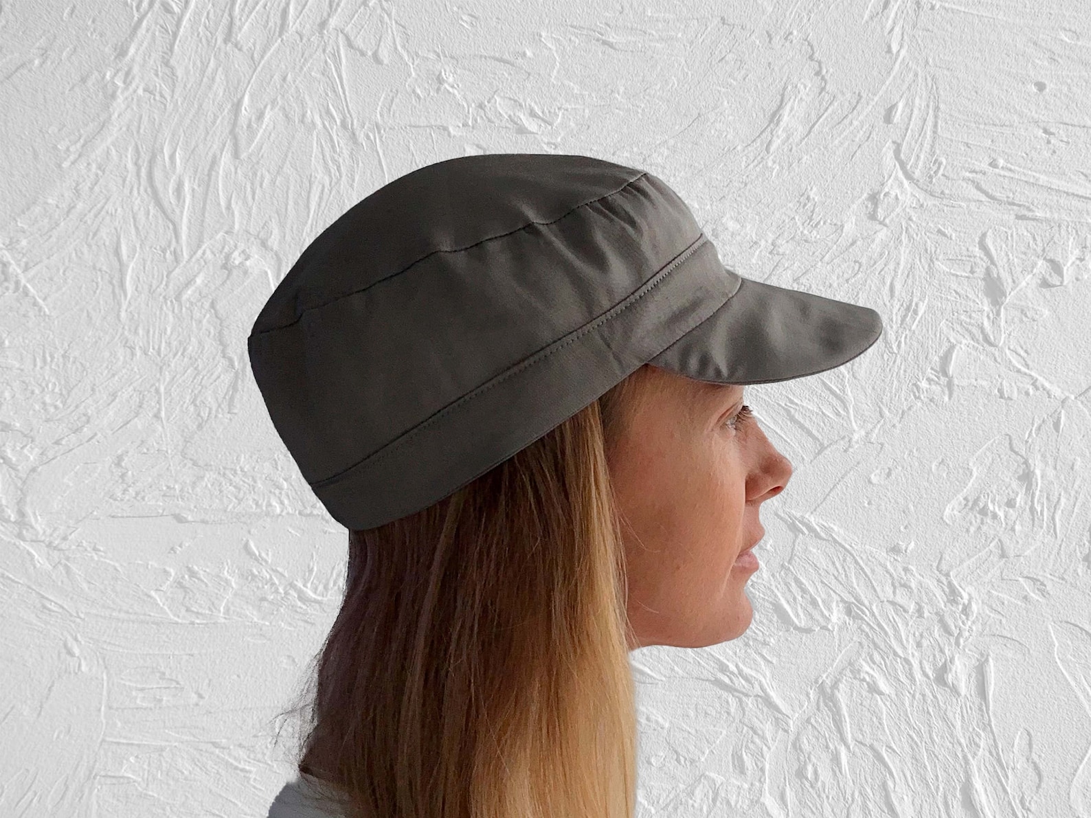 Military Cap Sewing Pattern in 4 Sizes and Video Instructions, Cadet ...