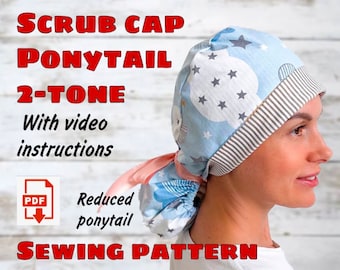 Doctor SCRUB CAP PATTERN/ Non-surgical Scrub Cap/ Pdf Pattern - Etsy