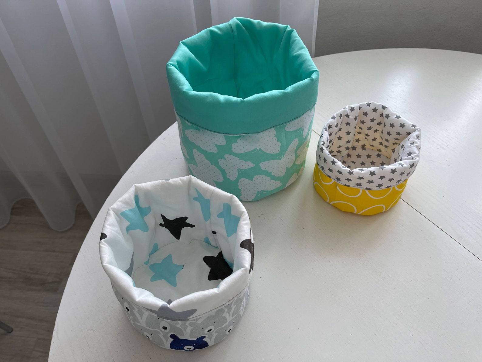 Storage Basket Sewing Pattern and Video Instructions Storage Pod Sewing ...