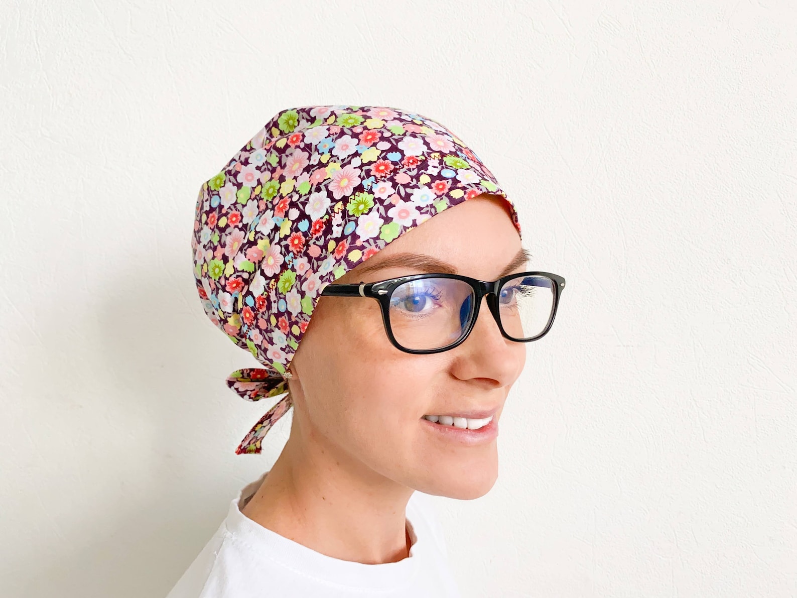 Scrub Cap Style#7 Sewing Pattern, Printable Scrub Hat Sewing Pattern ...