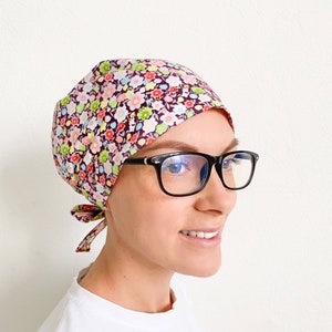 Scrub Cap Style#7 Sewing Pattern, Printable Scrub Hat Sewing Pattern ...