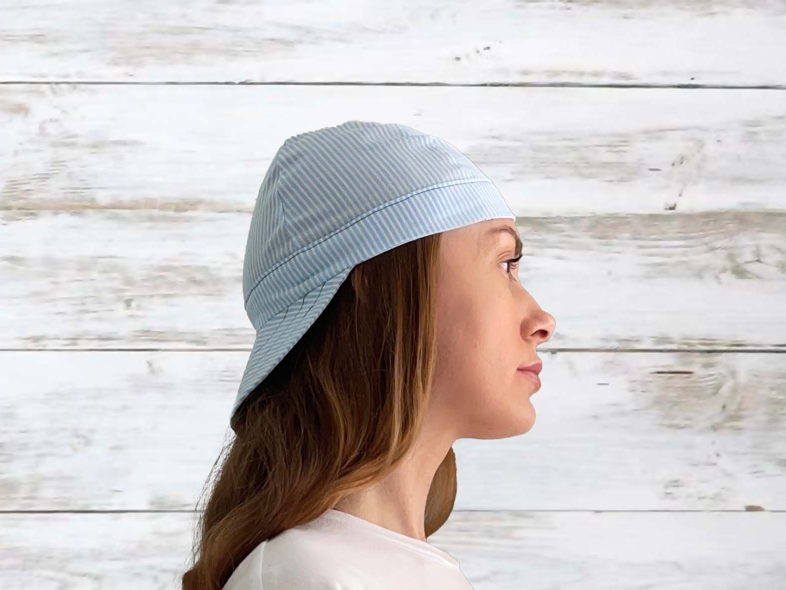 Welder Cap Style 2 Sewing Pattern 5 Sizes and Video Instructions, Easy ...