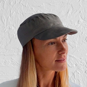 Military Cap Sewing Pattern in 4 Sizes and Video Instructions, Cadet ...