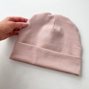 Beanie Sewing Pattern 5 Sizes and Video Instructions, Easy Sew Beanie ...