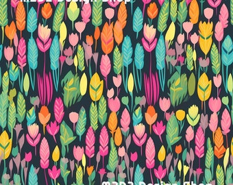 Spring Flowers Seamless Pattern Repeating File for Sublimation ...