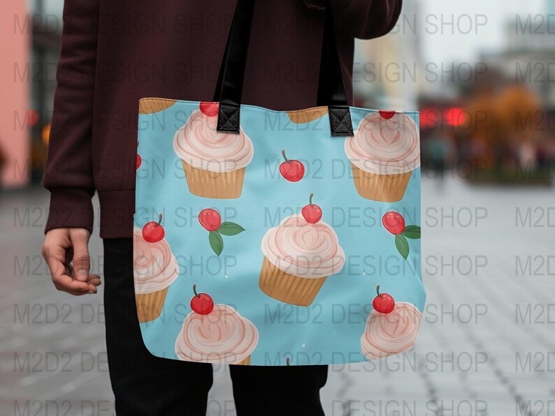 RETRO CUPCAKES, Retro Sweets Seamless Repeat Pattern, Backgrounds ...