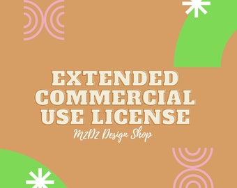 Extended Commercial Use License for 1 Graphic Set - Add on for Digital ...