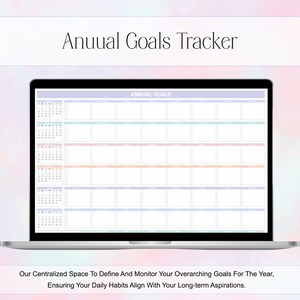Habit Tracker Google Sheets Spreadsheet, 2024 Annual Habits Dashboard ...