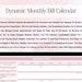 2024 2025 Bill Tracker Calendar Google Sheets Monthly Bills - Etsy