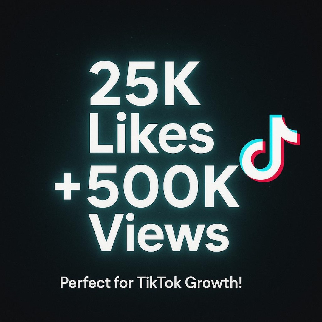 500K Views + 25K Likes Tiktok Fast and Reliable - Etsy
