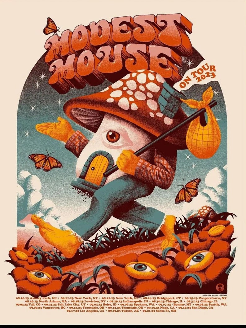 Modest Mouse on Tour 2023 Poster Home Decor No Framed - Etsy