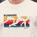 Running T-shirt | Vintage Retro Style Sports Shirt | Original Design ...